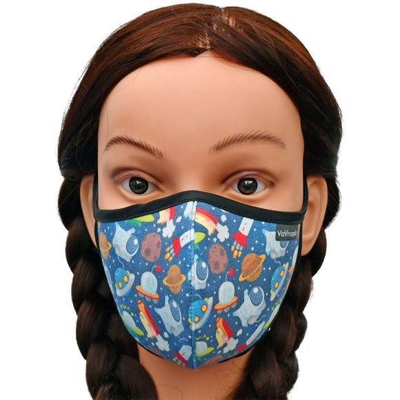 YaYmask | Accessories | Stylish Cloth Mask For Kids Rocket | Poshmark